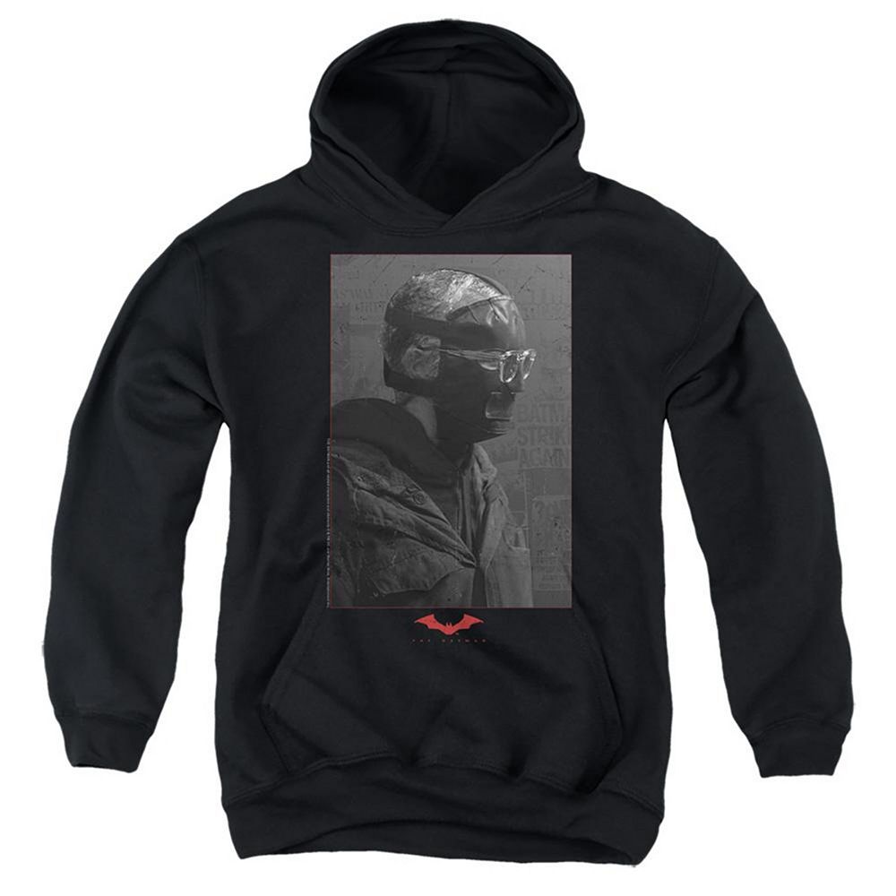 The Batman (2022) Riddler Worn Portrait Youth Pull Over Hoodie