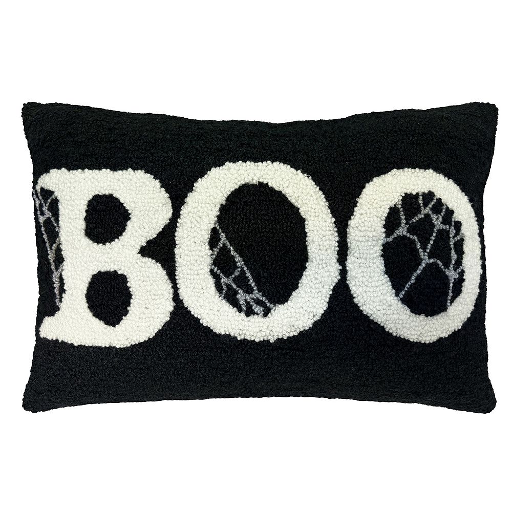 Celebrate Together™ Halloween Boo Hooked Decorative Throw Pillow