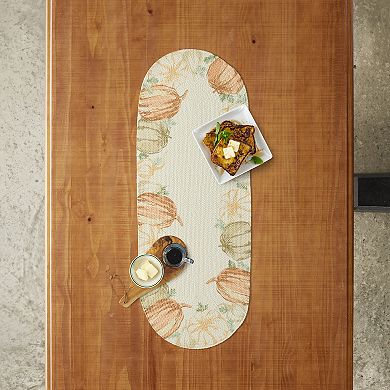 Celebrate Together™ Fall Pumpkin Printed Braided Table Runner