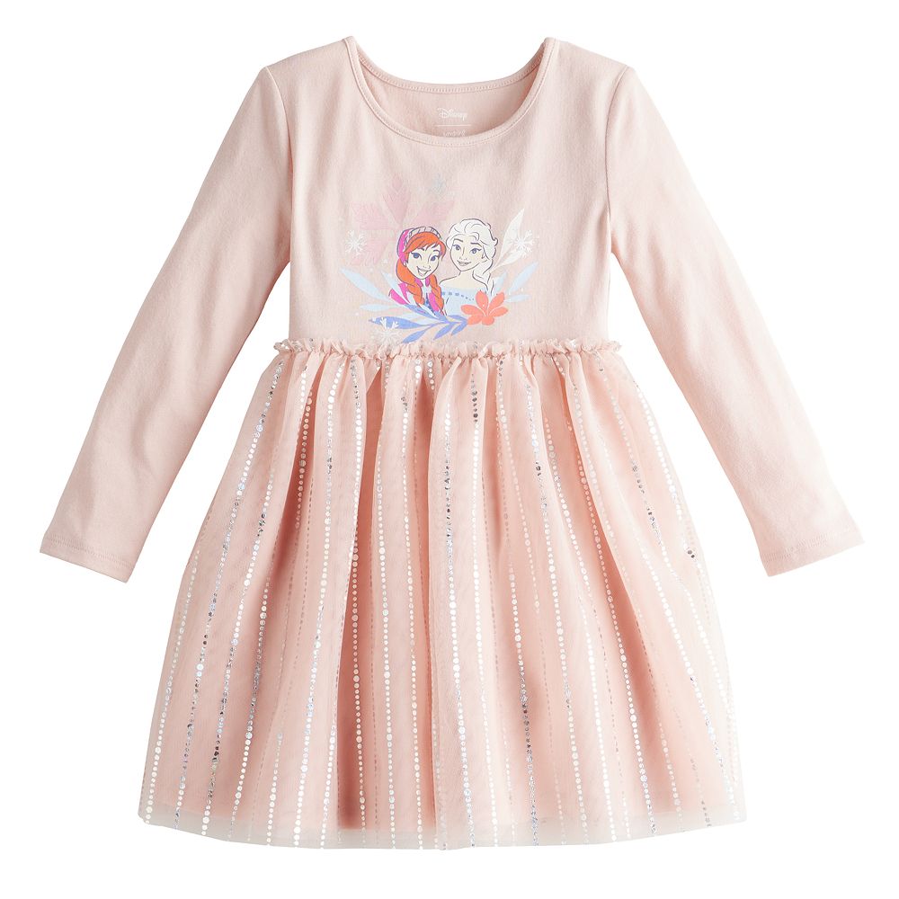 Disney's Frozen Toddler Girl Elsa & Anna Long Sleeve Tutu Dress by ...