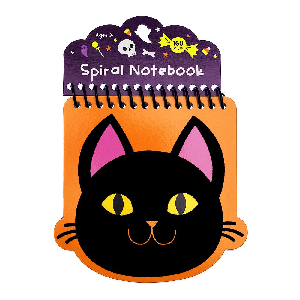 Pulsar Die-Cut Flocked Cat Notebook