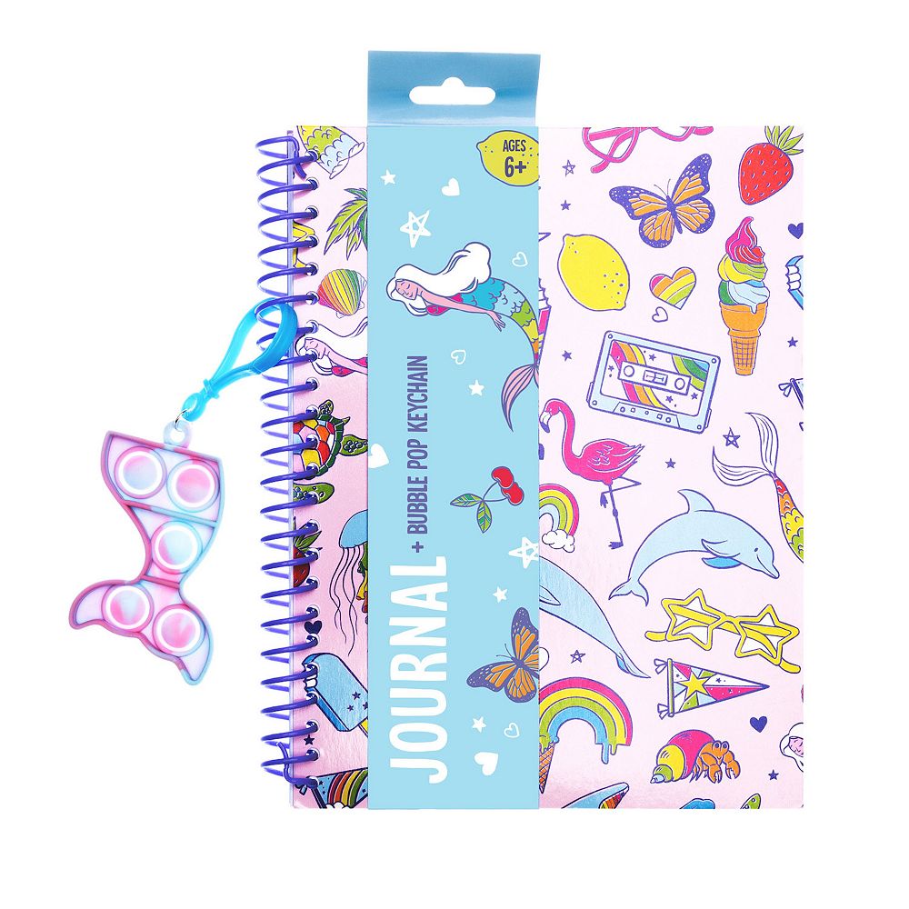 Pulsar Journal with Bubble Pop Keychain