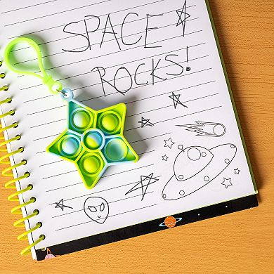 Pulsar Spaced Out Journal with Bubble Pop Keychain