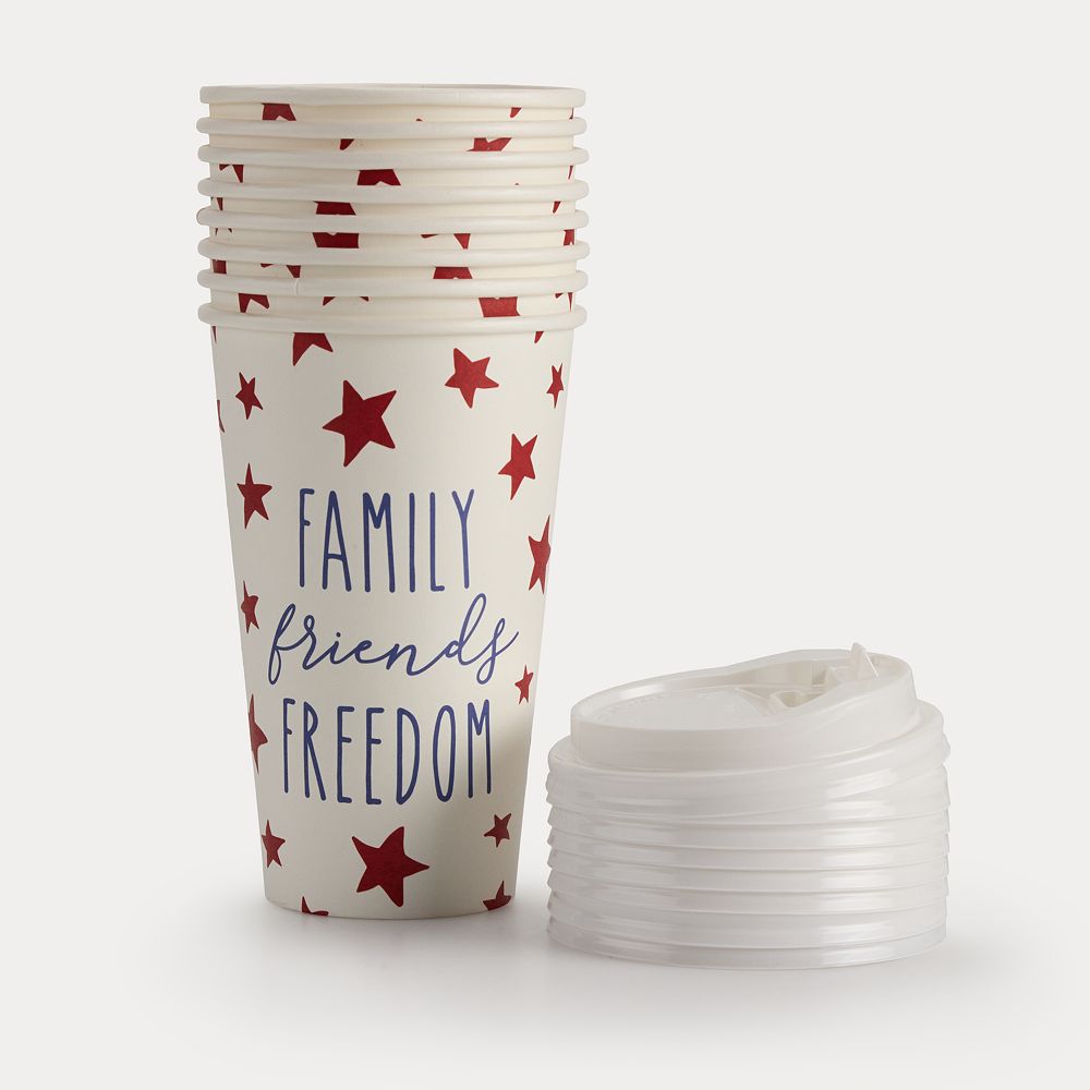 Design Clique Family Friends and Freedom Coffee Cups