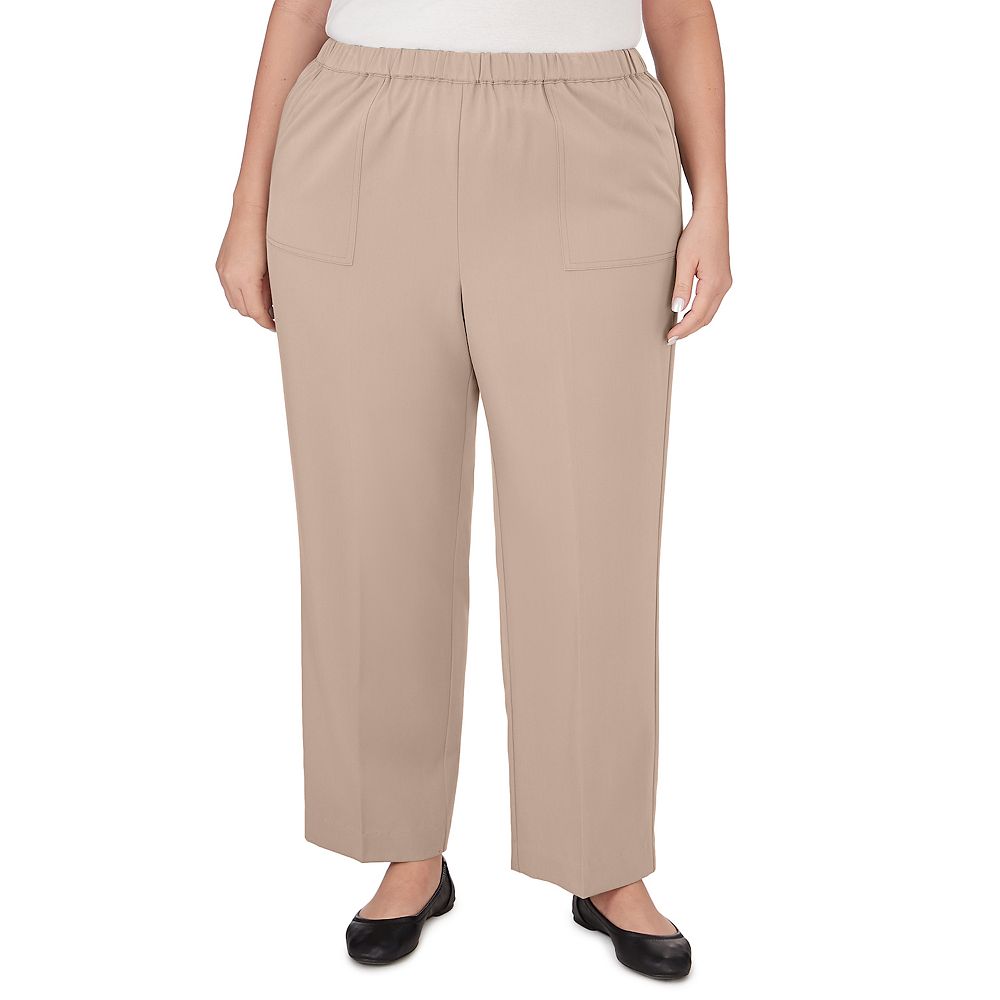 Plus Size Alfred Dunner Sunset Twill Short Length Bottom