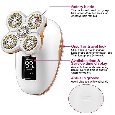 Women's, Rechargeable Electric Razor Painless Leg Shaver And Bikini Trimmer