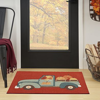 Celebrate Together™ Fall Vintage Harvest Pickup Truck Accent Rug