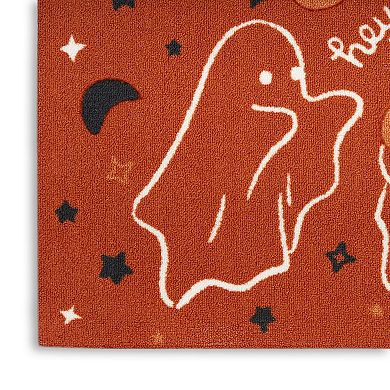 Celebrate Together™ Halloween "Hey Boo" Sheet Ghosts Accent Rug