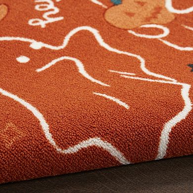 Celebrate Together™ Halloween "Hey Boo" Sheet Ghosts Accent Rug