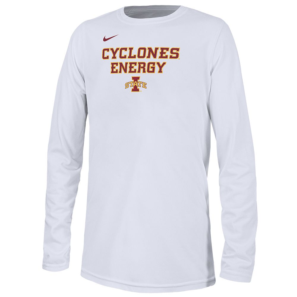 Youth Nike Iowa State Cyclones 2024 On-Court Bench Energy Tee