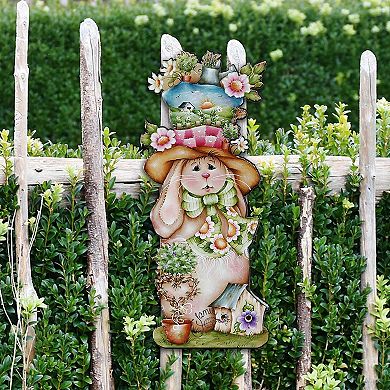 Hailey Hare Easter 24-Inch Handcrafted Wooden Door Decor by J. Mills ...