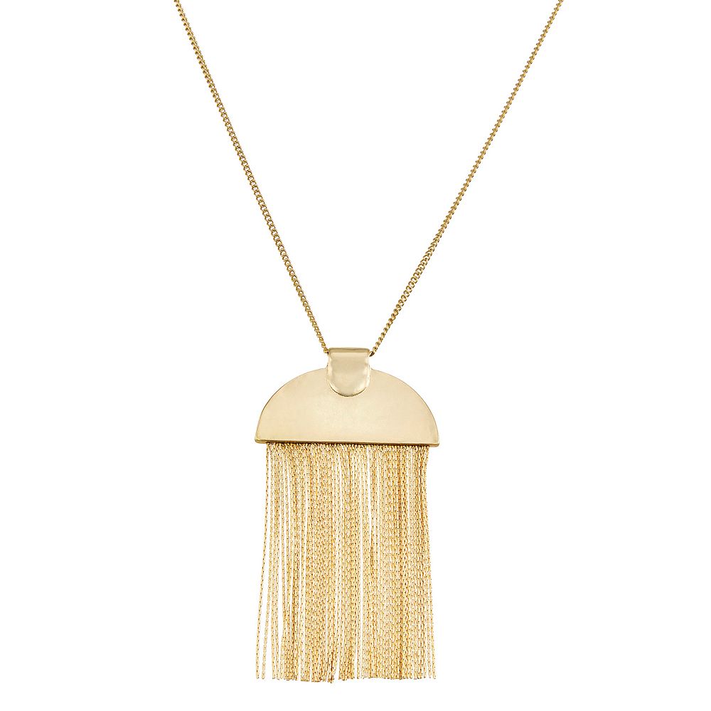 Ella Shea Fringe Pendant Necklace