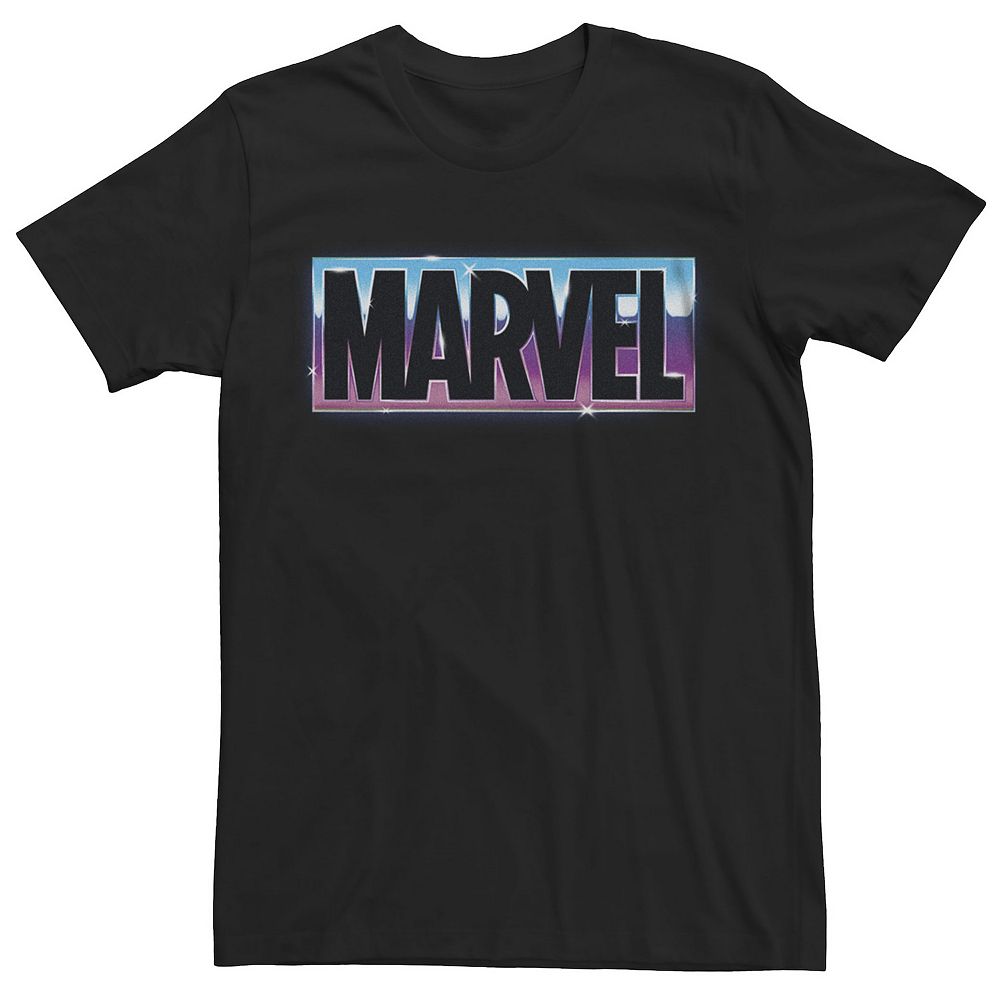 Men's Marvel Chrome Logo Graphic Tee