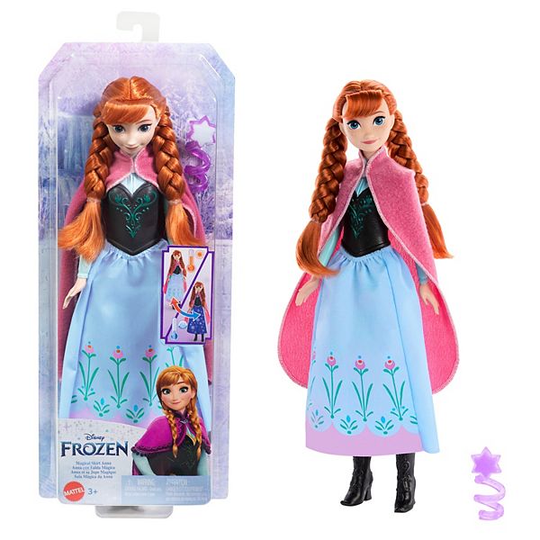 Disney's Frozen Magical Skirt Anna Fashion Doll by Mattel