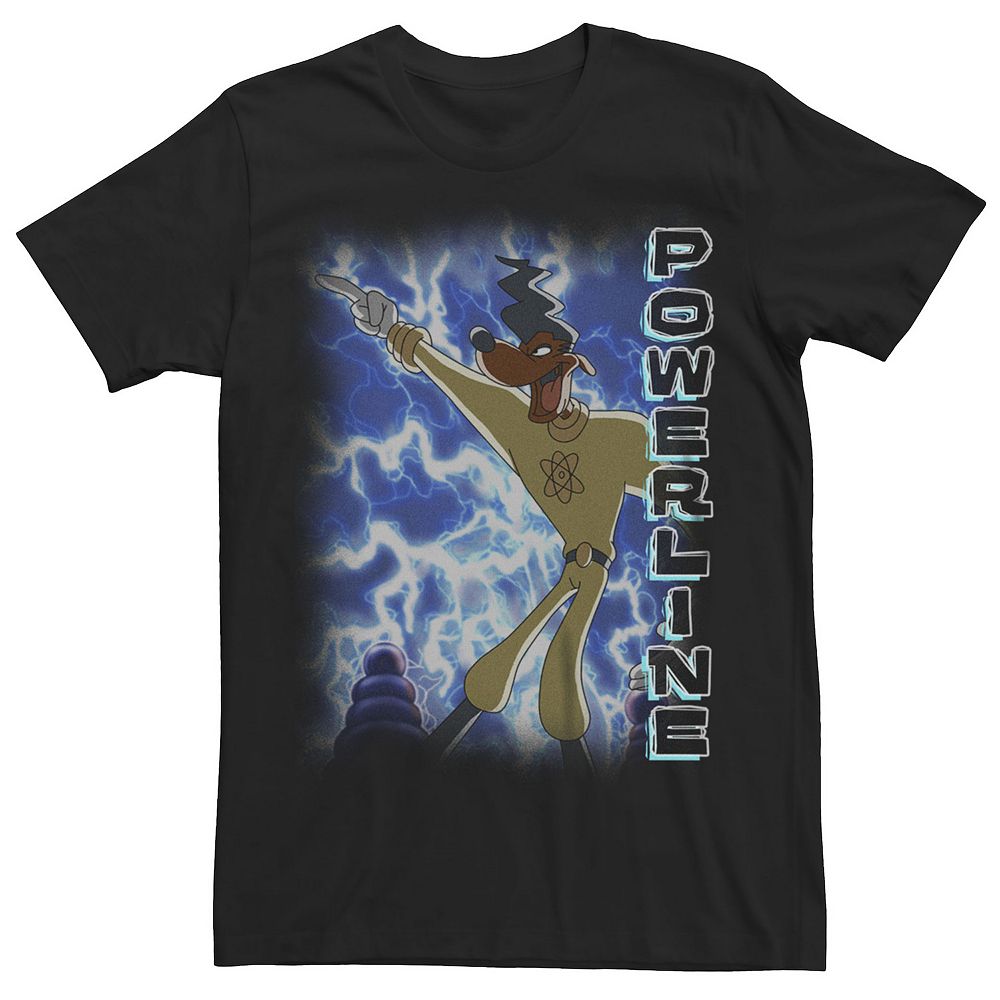 Disney's A Goofy Movie Powerline Electric Poster Men's Graphic Tee