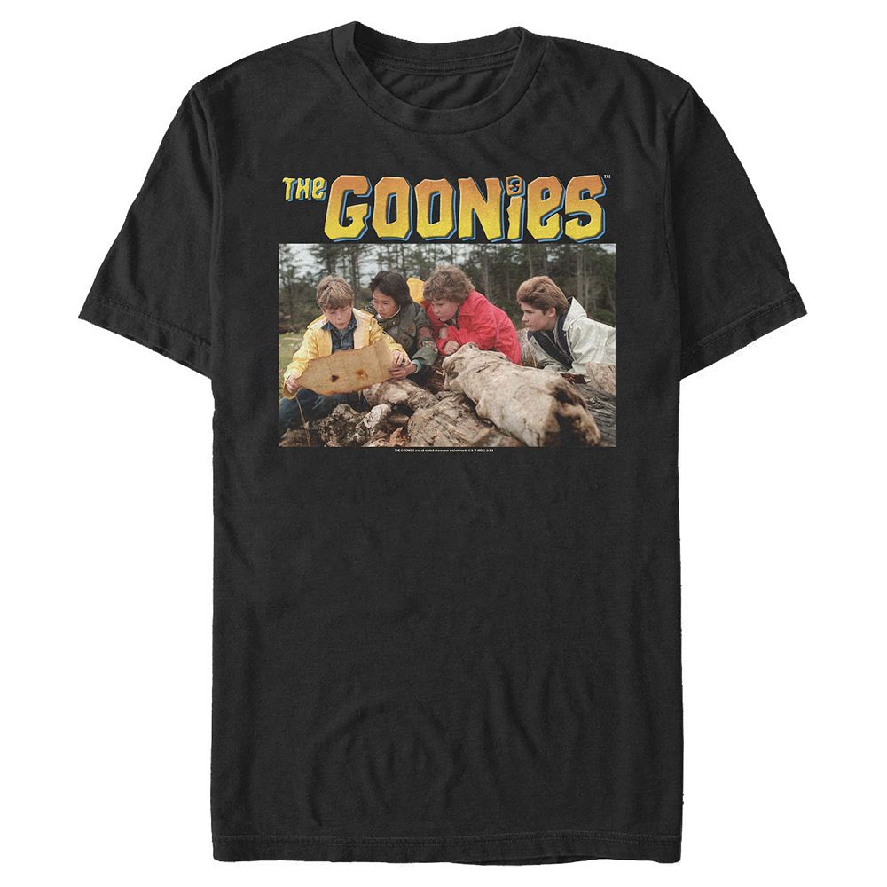 Men's The Goonies Reading Treasure Map Graphic Tee