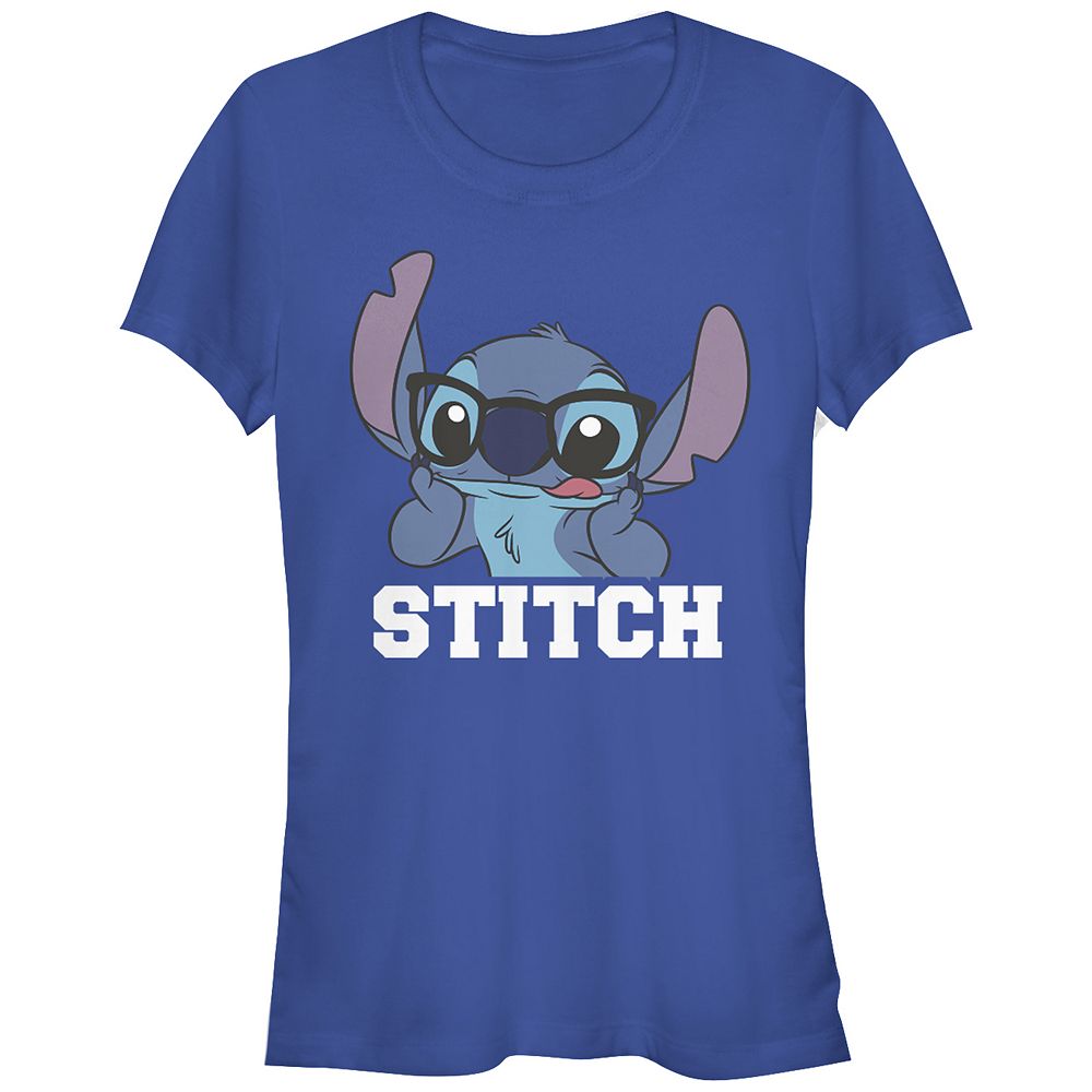 Disney's Lilo & Stitch Smart Glasses Stitch Juniors' Graphic Tee