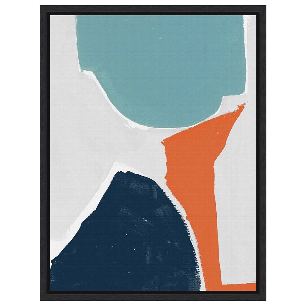 Tempo Iii By Cartissi Framed Canvas Wall Art Print