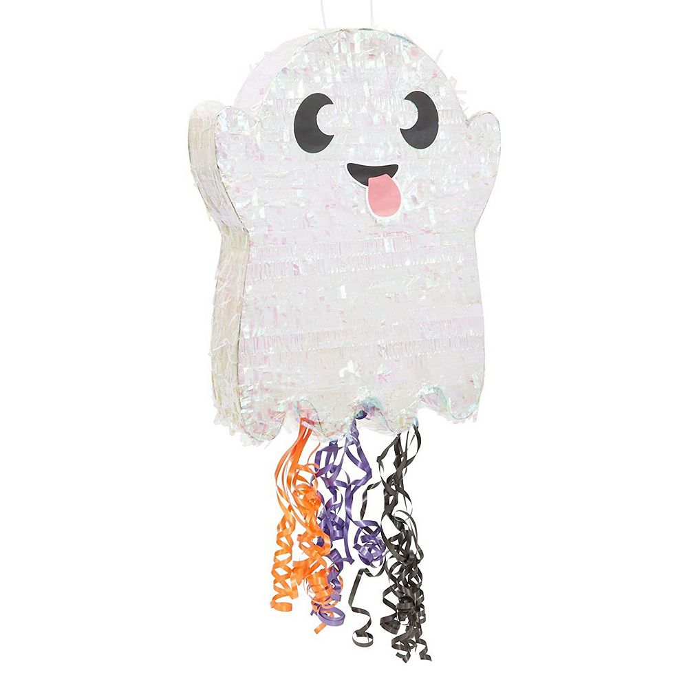 Ghost Pull String Pinata For Halloween Party Supplies, Iridescent ...
