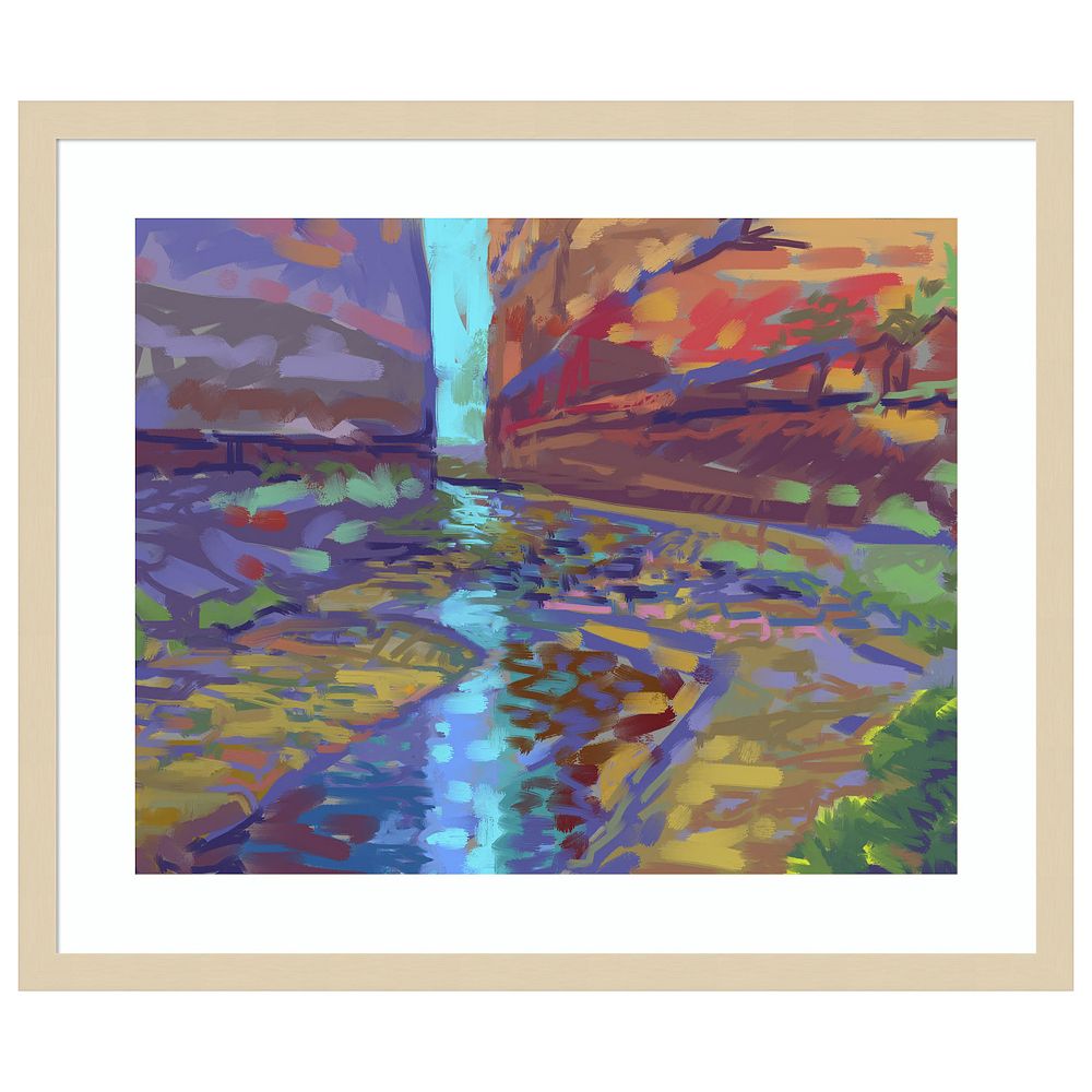 Filtered Light By Howard Ganz Wood Framed Wall Art Print