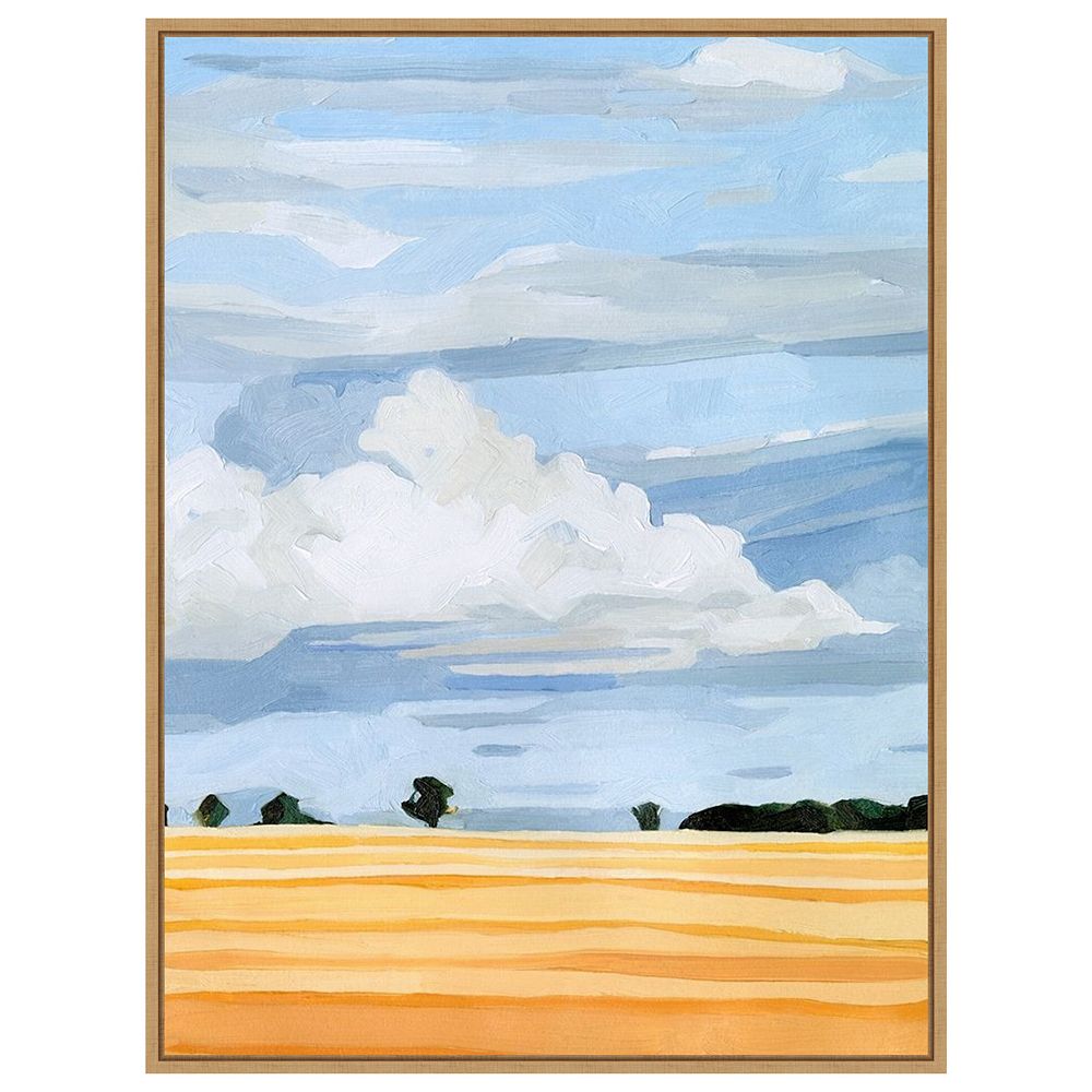 Pale Cloudscape I By Emma Scarvey Framed Canvas Wall Art Print