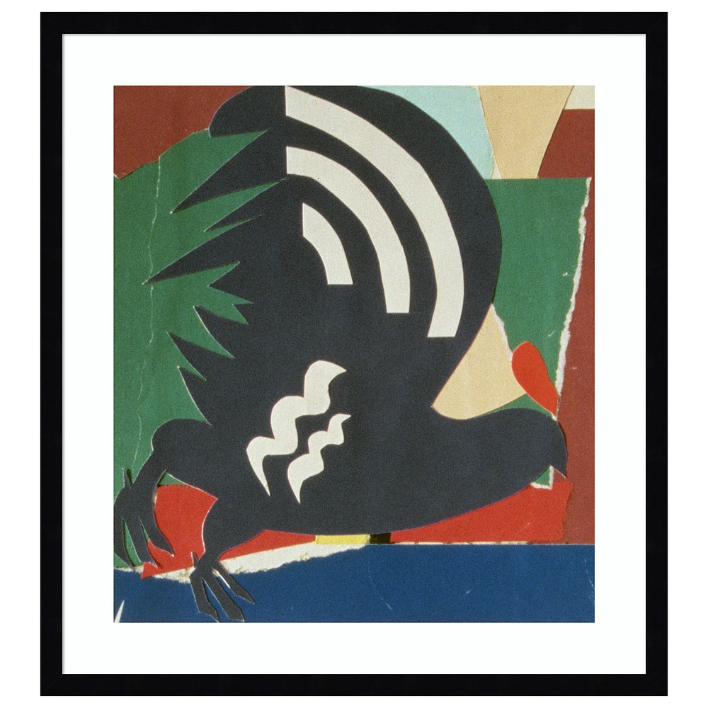 Cockerel By John Wallington Wood Framed Wall Art Print