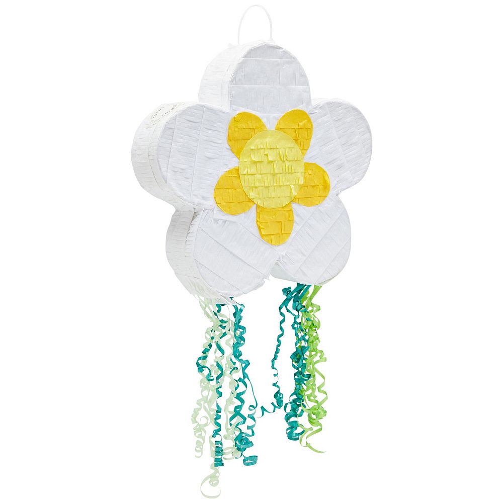 Small Pull String Daisy Pinata For Flower Birthday Party Decorations ...