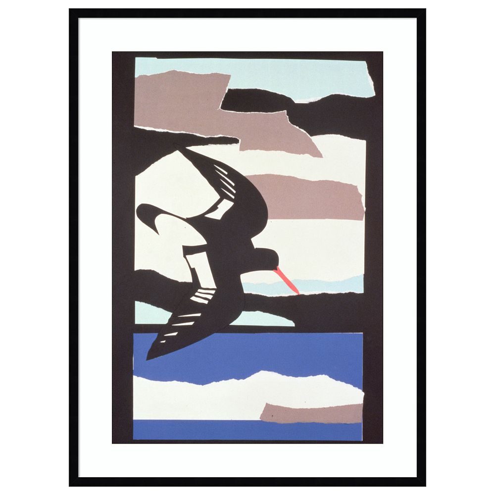 Oystercatcher (bird) By John Wallington Wood Framed Wall Art Print