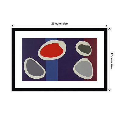 Go Discs By Colin Booth Wood Framed Wall Art Print