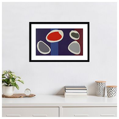 Go Discs By Colin Booth Wood Framed Wall Art Print