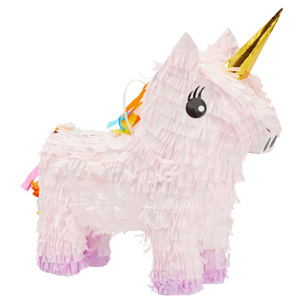 Small Pink And Purple Unicorn Pinata For Girls Birthday Party, 13 X 15. ...