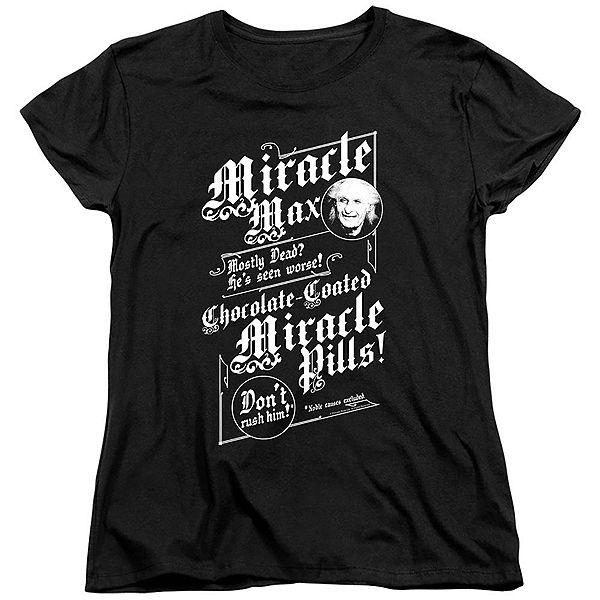 Princess Bride Miracle Max Short Sleeve Womens Tee