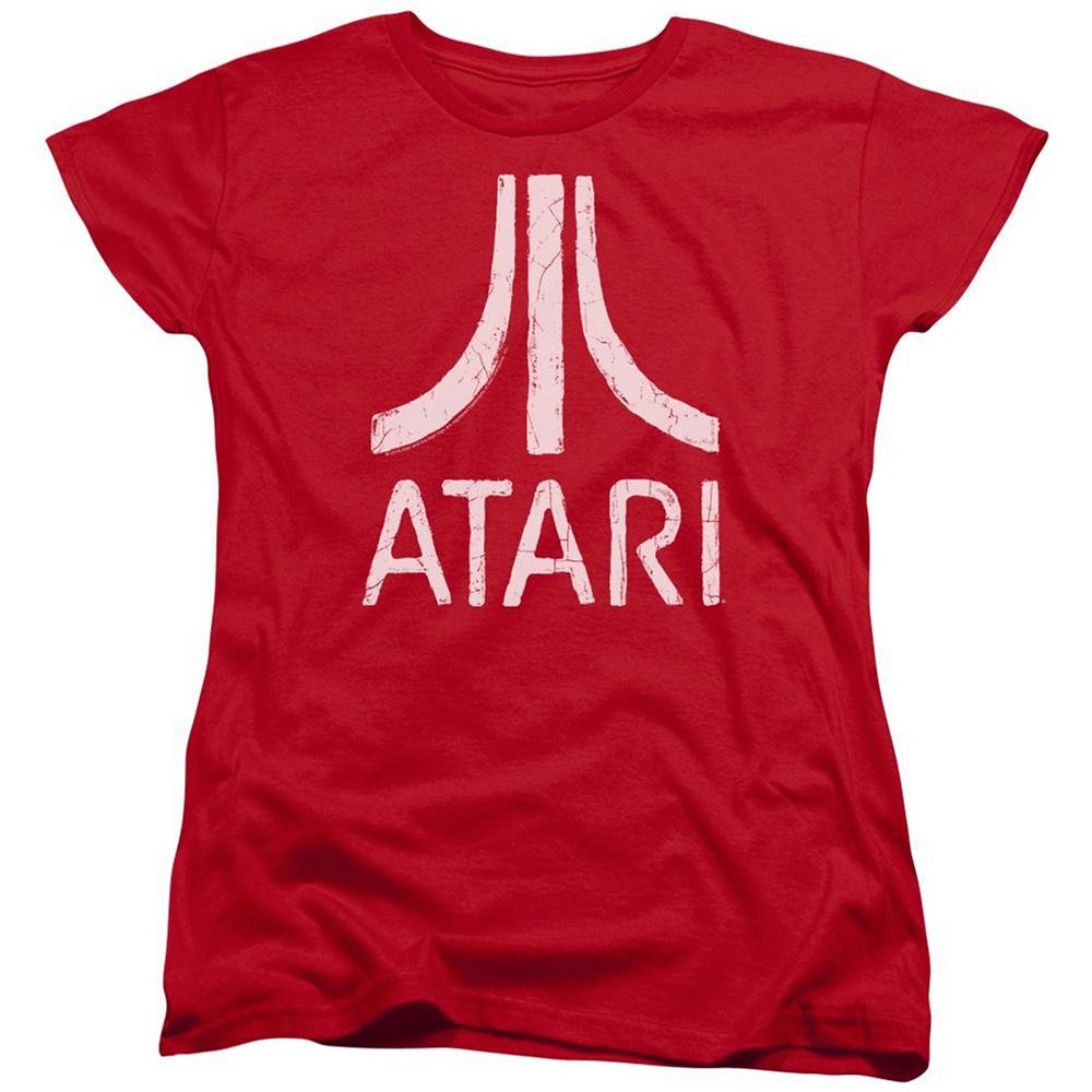 Atari Rough Logo Short Sleeve Womens Tee