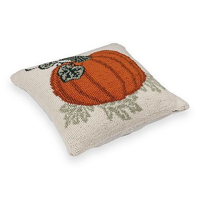 Celebrate Together™ Fall Ivory Pumpkin Knit Loop Throw Pillow