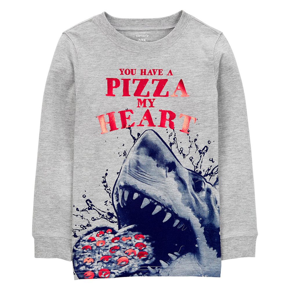 Boys 4-8 Carter's Shark Long Sleeve Graphic Tee