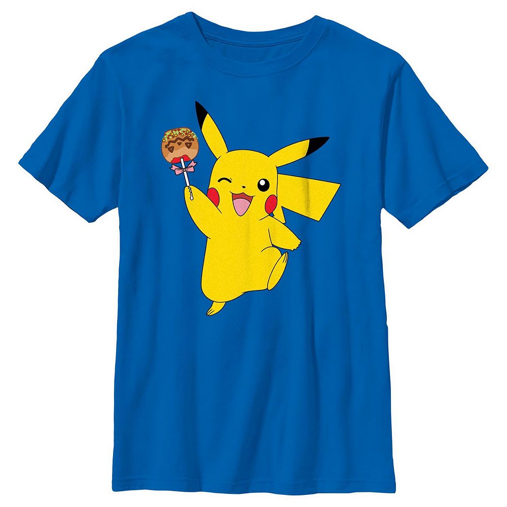 Boys 6-20 Pokemon Pikachu With Caramel Apple Graphic Tee