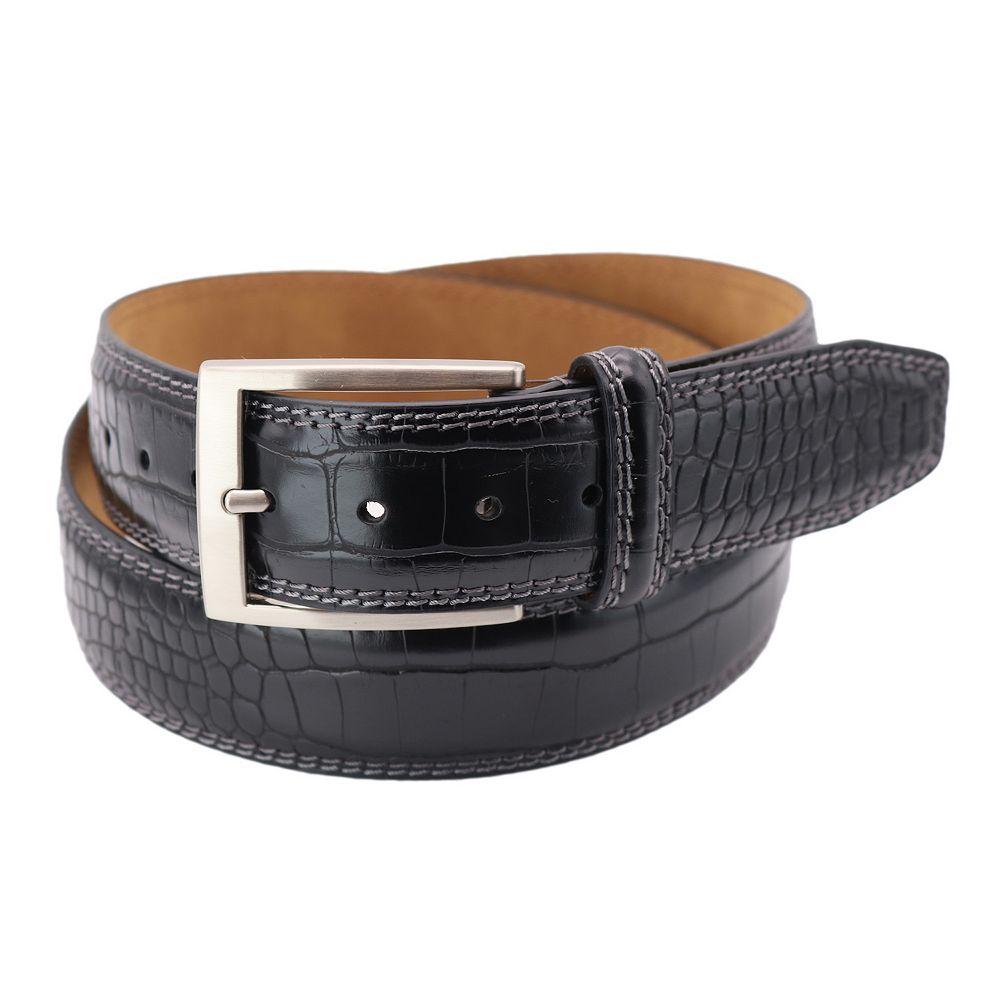 Greg Norman Men's Croco Print Golf Belt