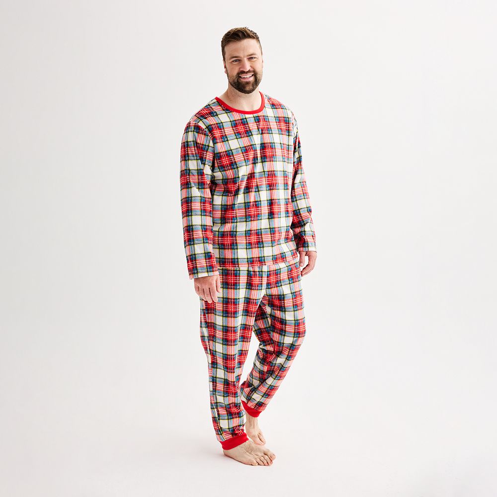 Big & Tall Jammies For Your Families® Jingle Bell Rock Pajama Top ...