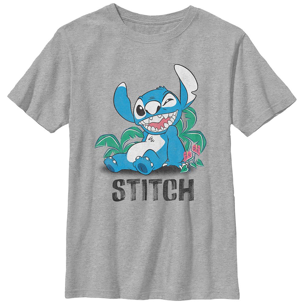 Disney's Lilo & Stitch Winking Stitch Boys Graphic Tee