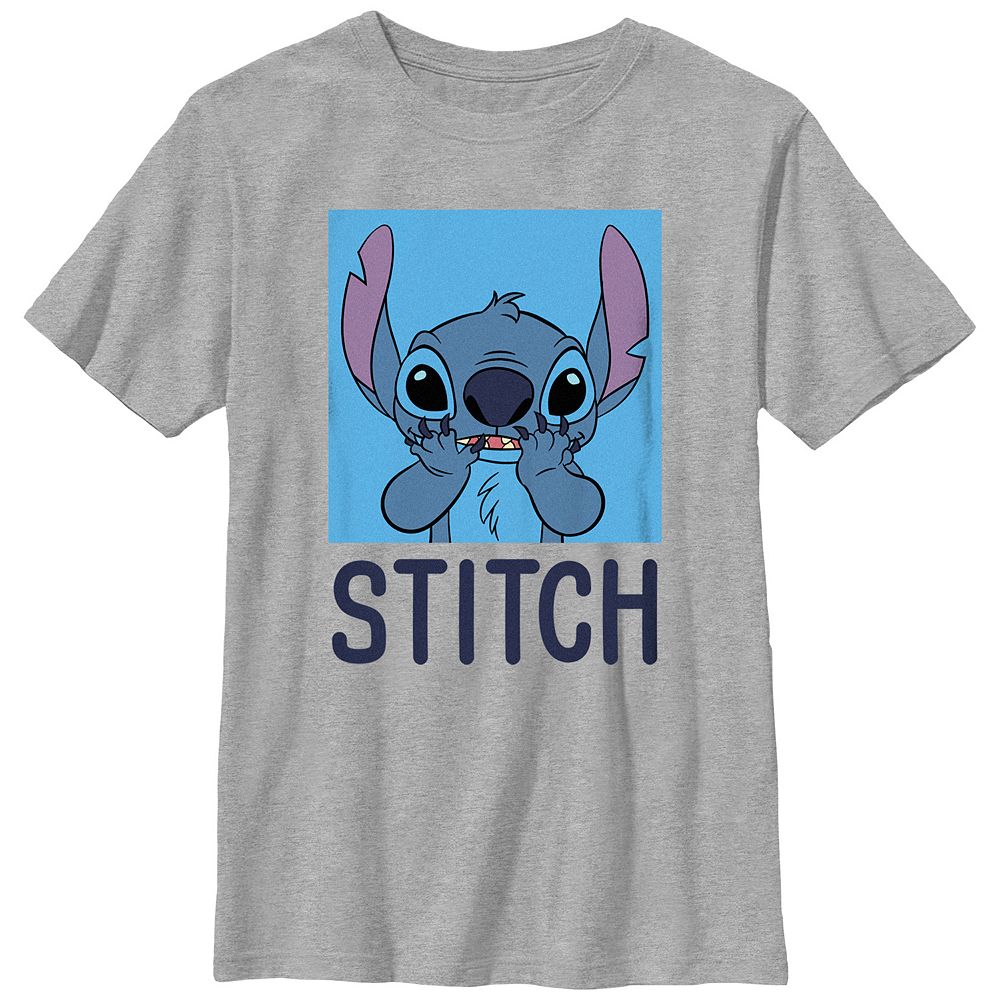 Disney's Lilo & Stitch Surprised Stitch Boys Graphic Tee