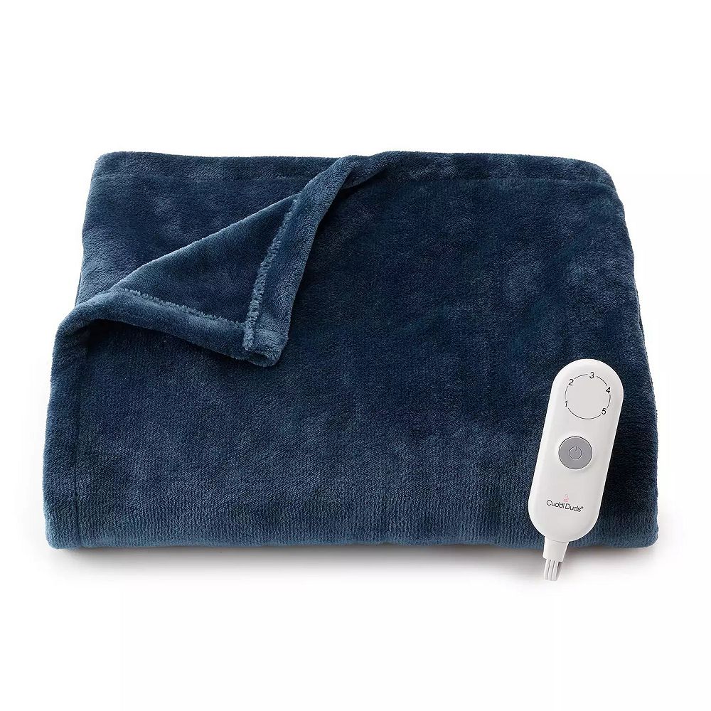 Cuddl Duds Plush Heated Throw Blanket