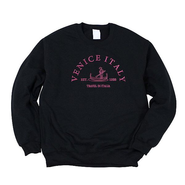 Embroidered Venice Italy Sweatshirt