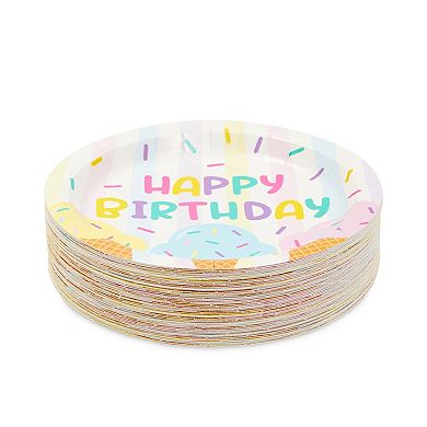 48x Pancake Paper Plates For Pajama Party Favors, Birthday Brunch ...