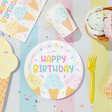 48x Pancake Paper Plates For Pajama Party Favors, Birthday Brunch ...