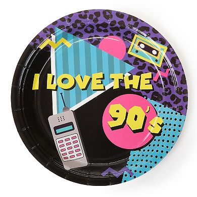 144 Pc I Love The 90s Theme Party Supplies, Retro 1990s Disposable ...