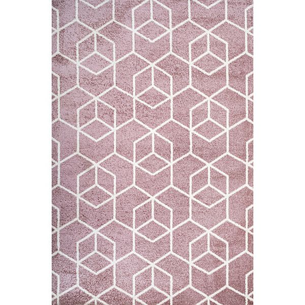 Tumbling Blocks Modern Geometric Area Rug