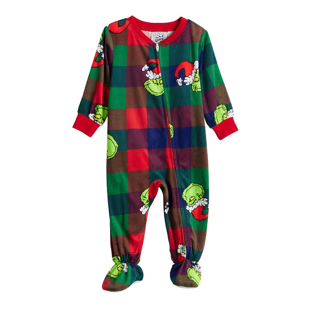 Baby Jammies For Your Families® Dr. Seuss' How The Grinch Stole Christmas Footed Pajamas