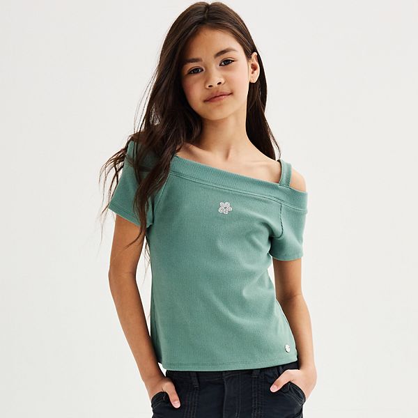 Girls 7-16 Limited Too Cold-Shoulder Top