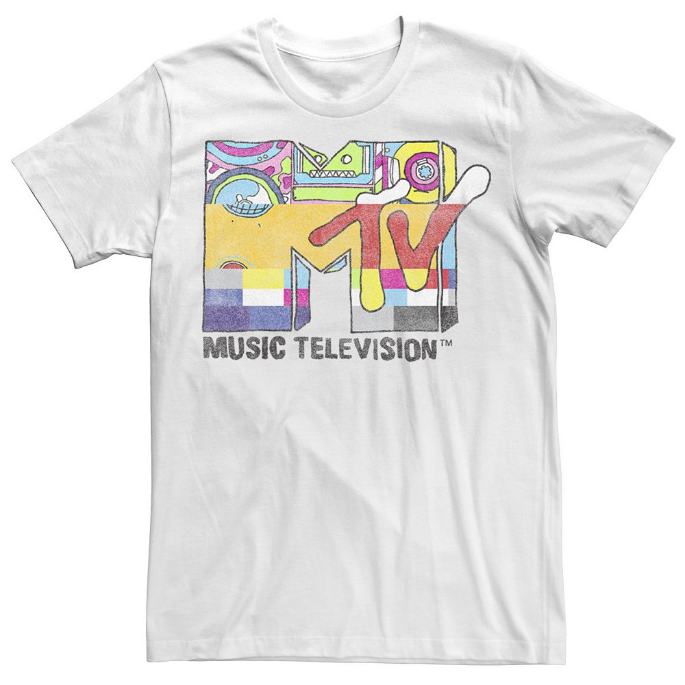 Men's MTV Mixed Prints Logo Graphic Tee