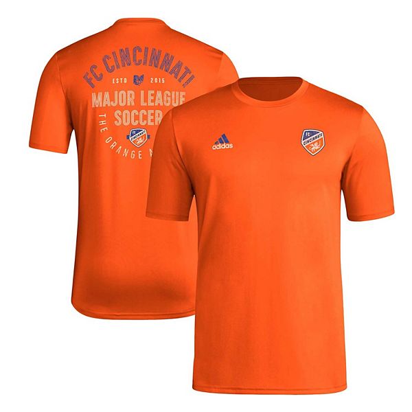 Men's adidas Orange FC Cincinnati Local Stoic T-Shirt
